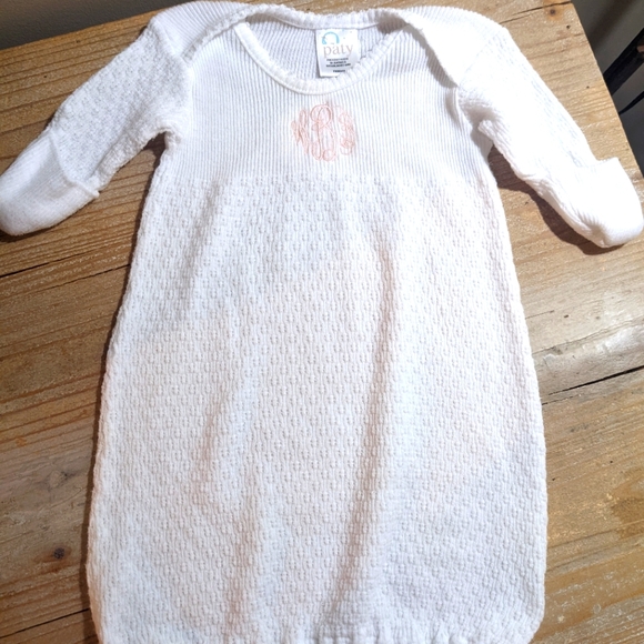 Paty | One Pieces | Paty Gown Preemie Size White And Pink Worn Twice ...